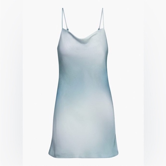 Aritzia | Dresses | Aritzia Babaton Model Dress In Chrome Azurine Blue ...